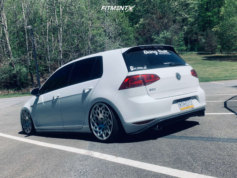 2015 Volkswagen GTI SE with 18x8.5 WatercooledIND Md1 and Nankang ...