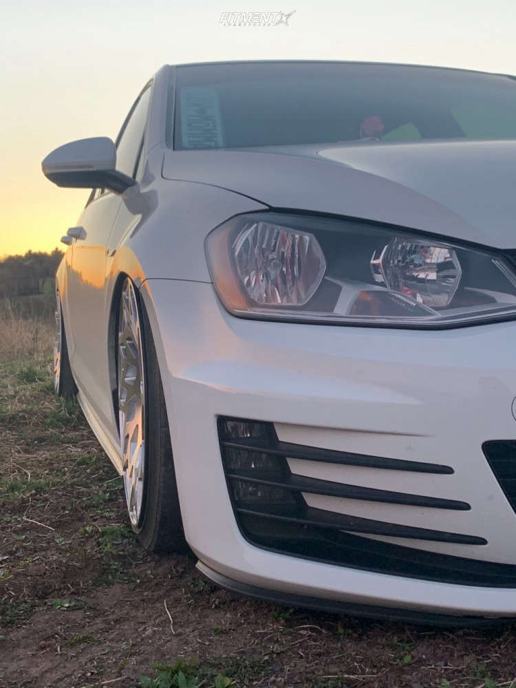 2015 Volkswagen GTI SE with 18x8.5 WatercooledIND Md1 and Nankang ...