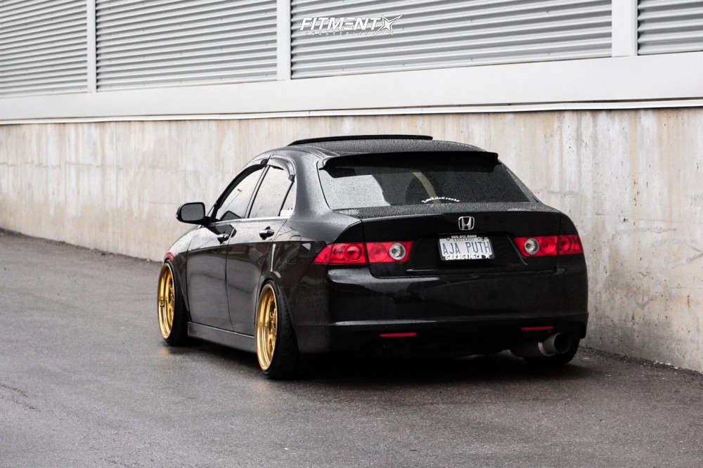 2008 Acura TSX Base with 18x9.5 ESM Esm-015 and Nankang 215x35 on ...