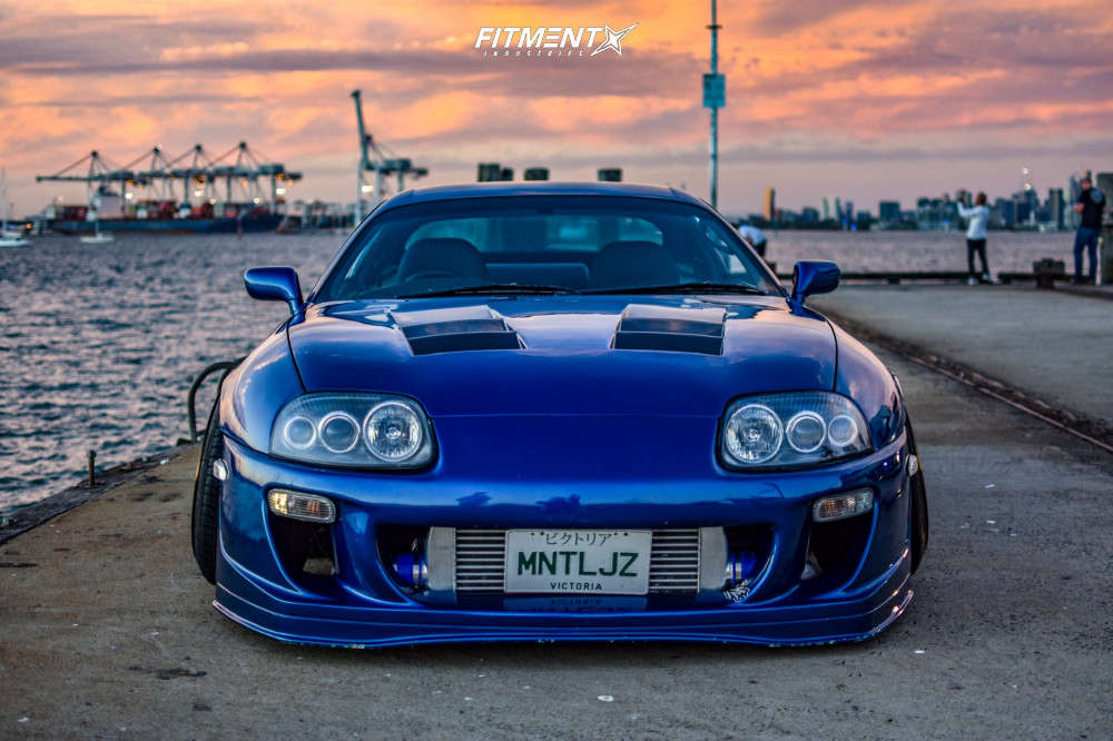 1998 Toyota Supra Base with 18x10 Work Emotion Cr 2p and Nitto 225x30 ...