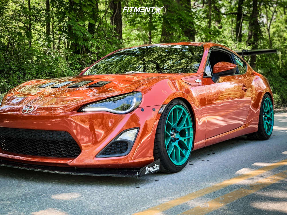 2013 Scion FR-S Base with 18x9.5 Enkei Raijin and Michelin 255x35 on ...