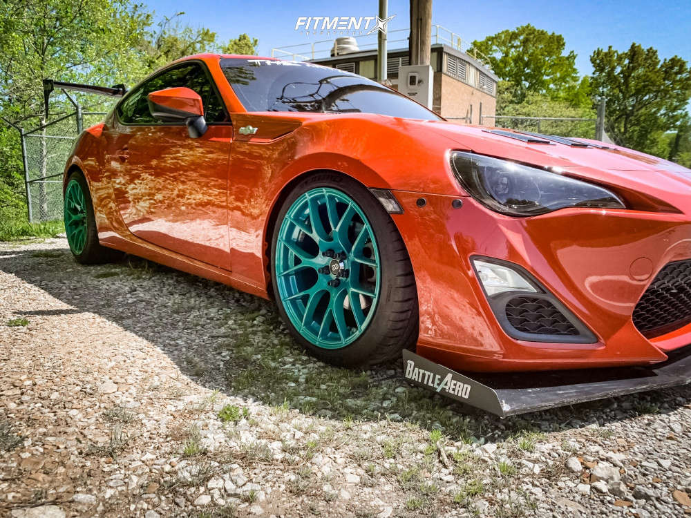 2013 Scion FR-S Base with 18x9.5 Enkei Raijin and Michelin 255x35 on ...