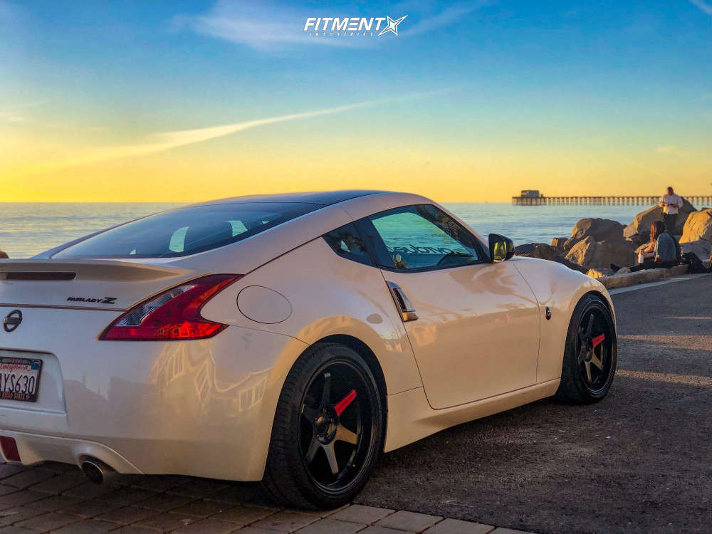 2015 Nissan 370Z Sport with 19x9.5 Varrstoen Es2 and Michelin 265x35 on ...