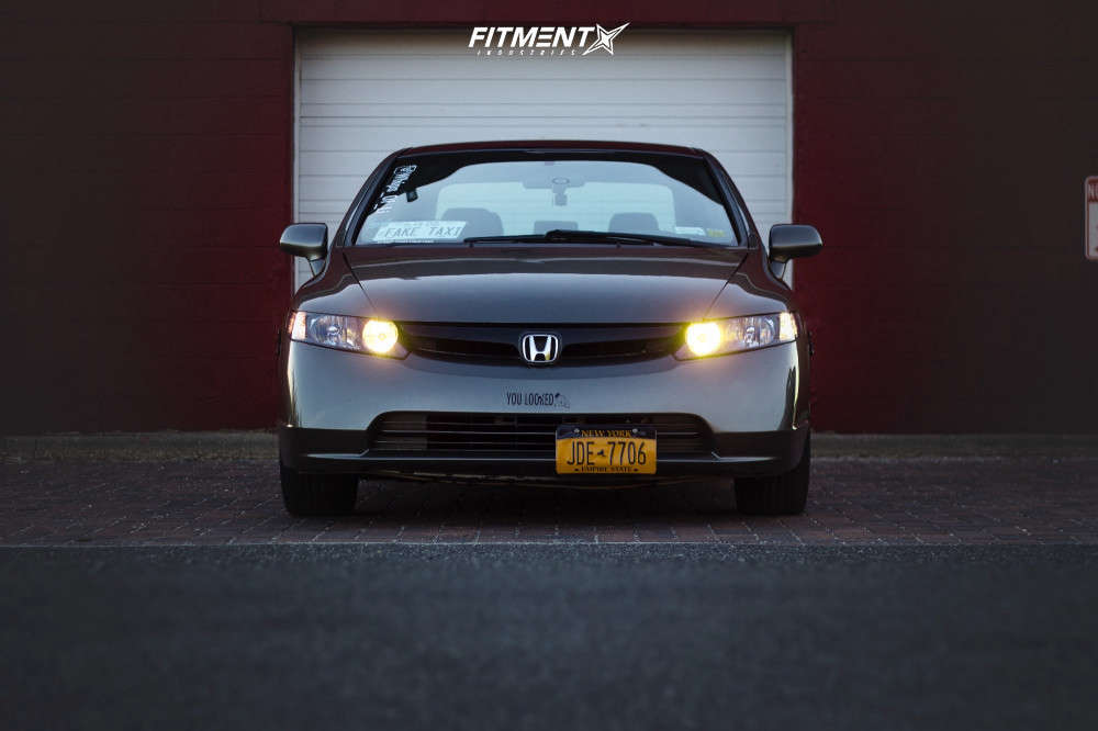 2007 Honda Civic LX with 18x8 Mach Me7 and Bridgestone 215x45 on Stock ...