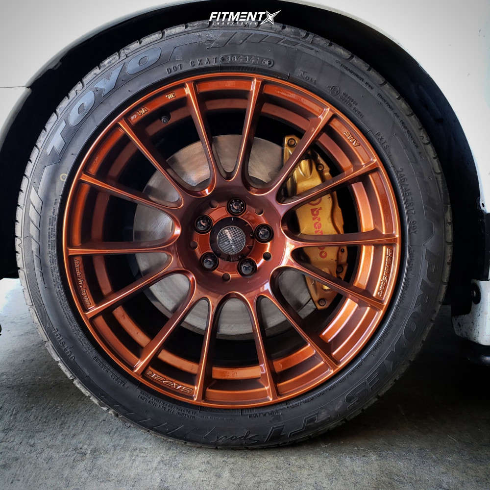 2002 Subaru WRX WRX with 17x9 WedsSport Sa-72r and Toyo Tires 245x45 on ...