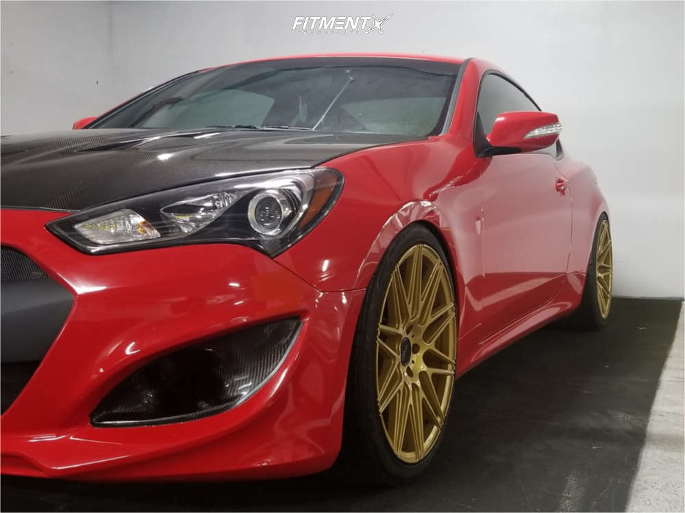 2016 Hyundai Genesis Coupe 3.8 R-Spec with 20x9 Verde Vff01 and Nitto ...