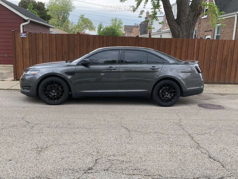 2016 Ford Taurus SHO with 20x8.5 Revolution Racing Rr06 and Continental ...