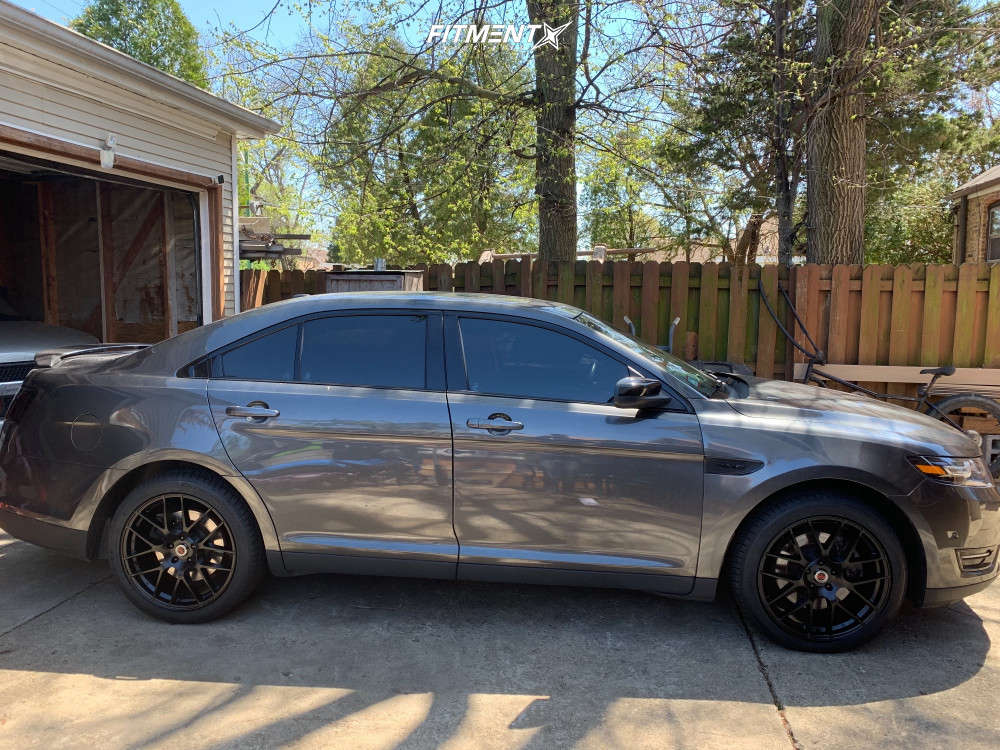 2016 Ford Taurus SHO with 20x8.5 Revolution Racing Rr06 and Continental ...