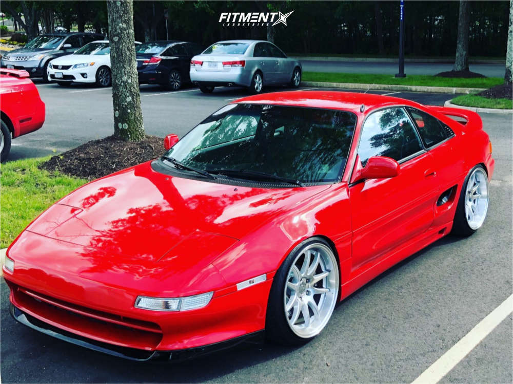 1991 Toyota MR2 Turbo with 18x9.5 Aodhan DS02 and Nankang 215x35 on ...