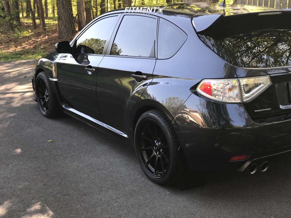 2011 Subaru WRX Base with 18x9.5 Konig Dekagram and Continental 255x35 ...