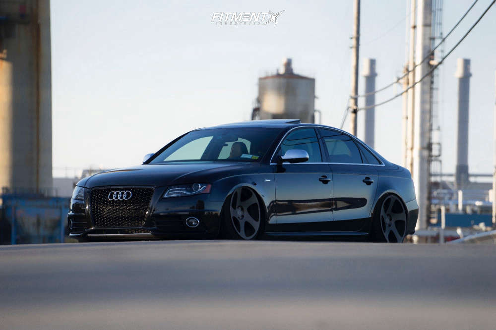 2010 Audi S4 Base with 19x10 Rotiform Tmb and Achilles 235x35 on Air ...
