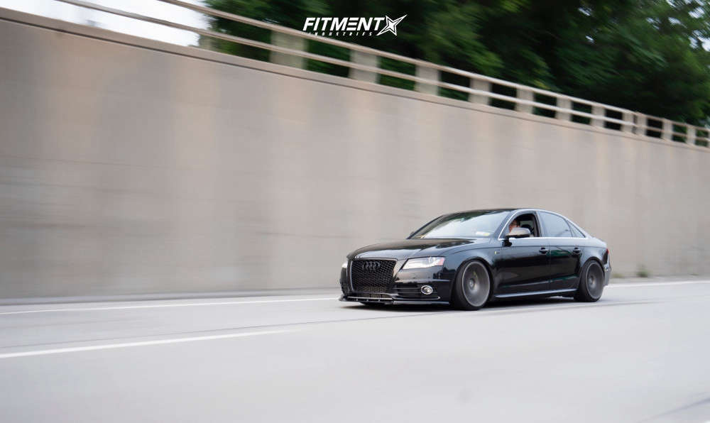 2010 Audi S4 Base with 19x10 Rotiform Tmb and Achilles 235x35 on Air ...