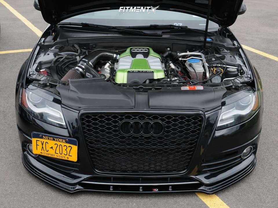 2010 Audi S4 Base with 19x10 Rotiform Tmb and Achilles 235x35 on Air ...