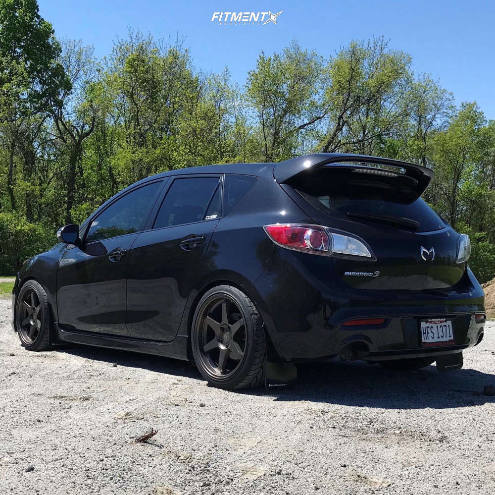 2010 Mazda MazdaSpeed3 Base with 18x8.5 ESR Sr07 and Nitto 225x40 on ...