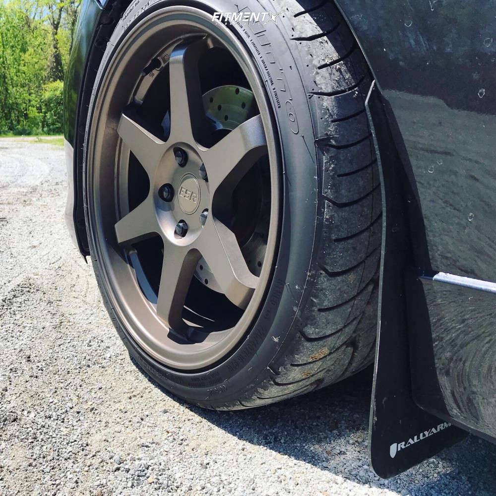 2010 Mazda MazdaSpeed3 Base with 18x8.5 ESR Sr07 and Nitto 225x40 on ...