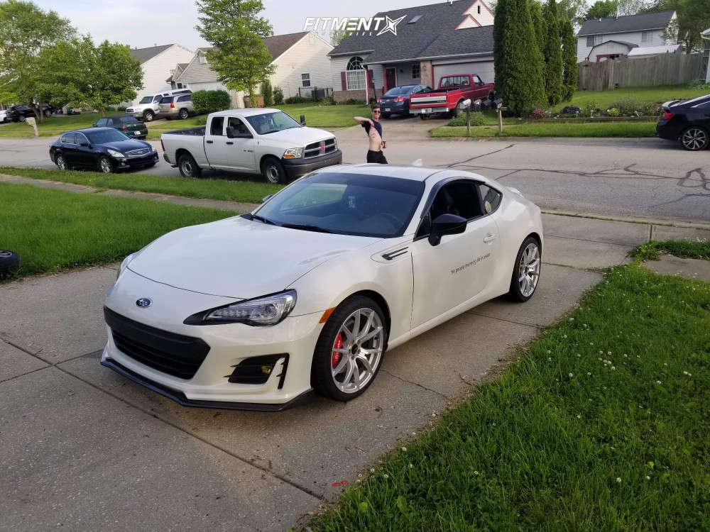 2017 Subaru BRZ Limited with 18x8.5 Ambit RT6 and Hankook 245x35 on ...