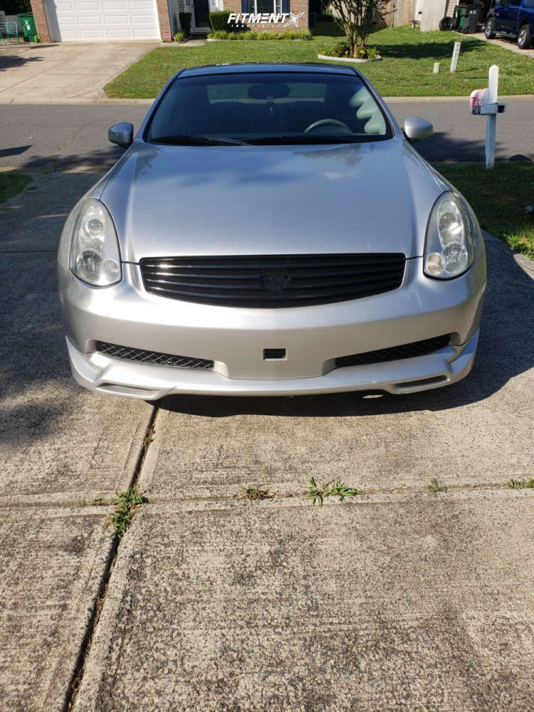 2003 INFINITI G35 Base with 19x9.5 Varrstoen Es2 and BFGoodrich 245x40 ...