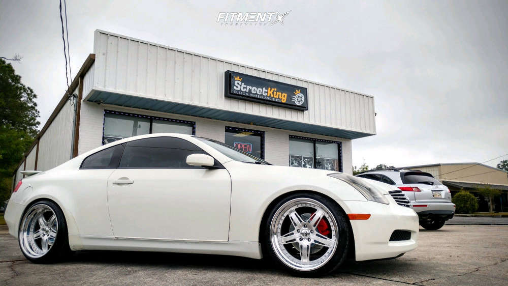 2005 INFINITI G35 Base with 20x10 AME Shallen Ax and Nitto 245x30 on ...
