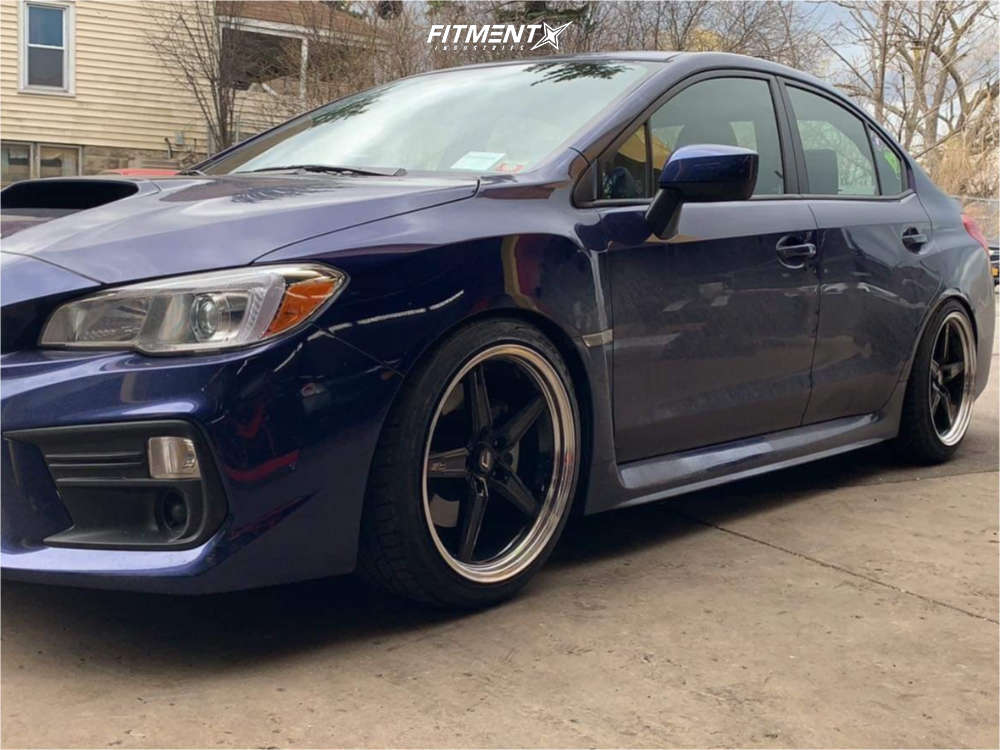2019 Subaru WRX Base with 18x9.5 Cosmis Racing R5 and Nitto 235x40 on ...