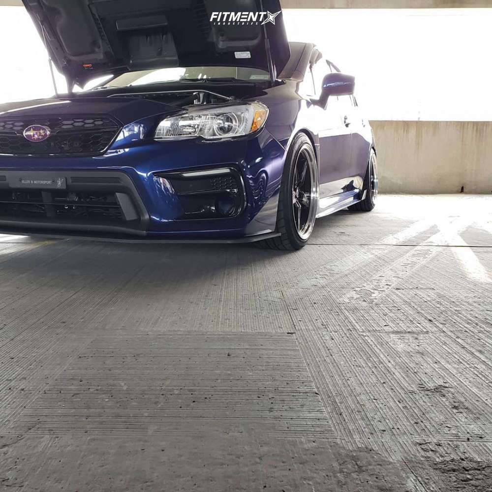 2019 Subaru WRX Base with 18x9.5 Cosmis Racing R5 and Nitto 235x40 on ...