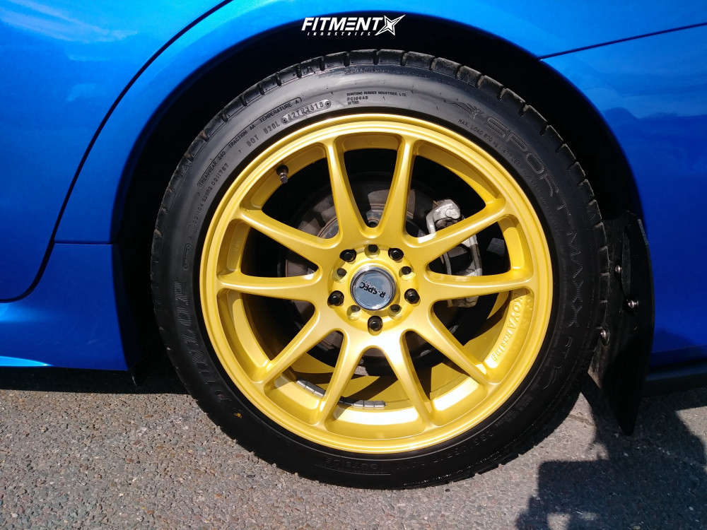 2019 Subaru WRX Sport with 17x8 RTX R-Spec Stag and Dunlop 235x45 on ...