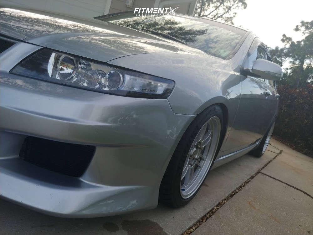 2004 Acura TSX Base with 17x9 Enkei RPF1 and Michelin 245x40 on ...