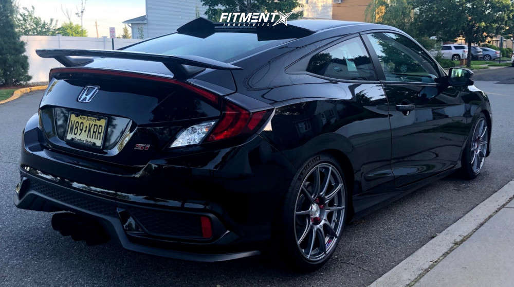 2018 Honda Civic Si with 18x8.5 SSR Gtx01 and Michelin 225x40 on Lowering Springs | 701907 ...