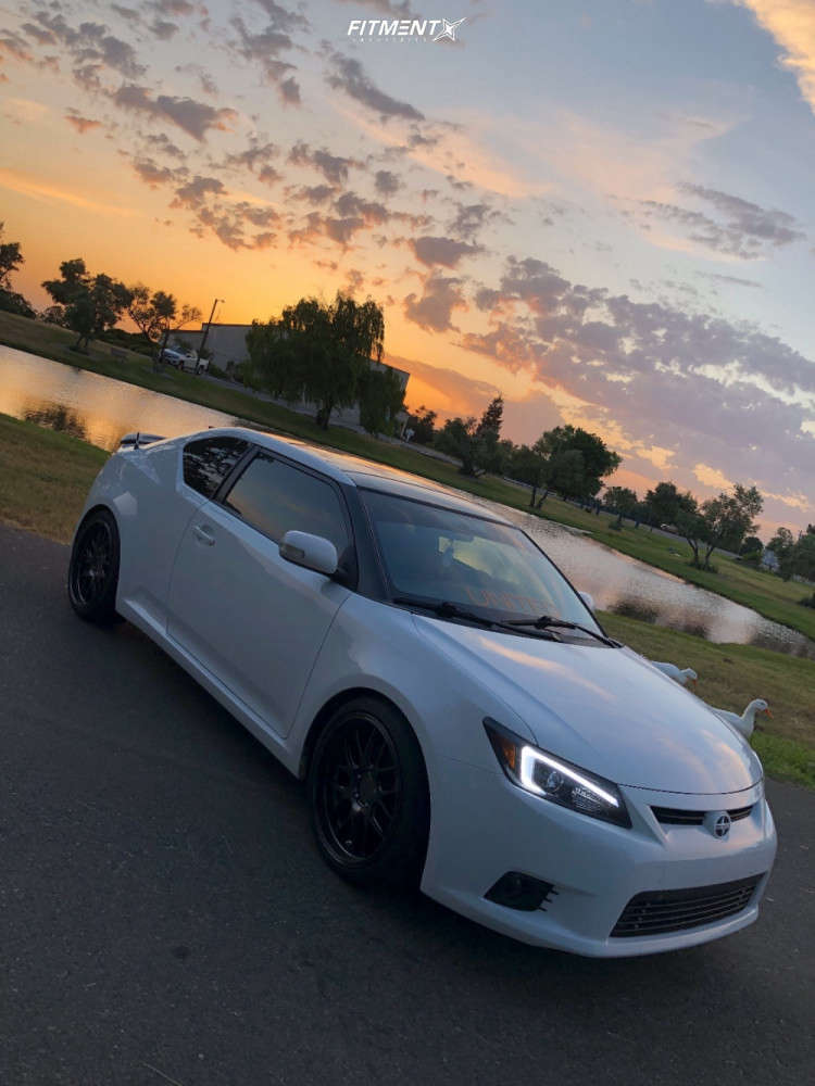 2013 Scion TC Base with 19x9 XXR 530d and Nitto 245x35 on Lowering ...