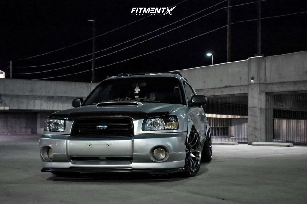 2005 Subaru Forester XT Premium with 18x10.5 ESR Sr08 and Pirelli ...