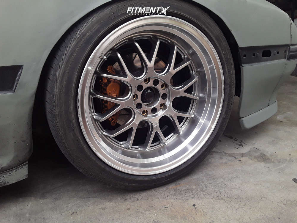 1986 Mazda RX-7 GXL with 18x9.5 F1R F21 and Radar 245x35 on Coilovers ...