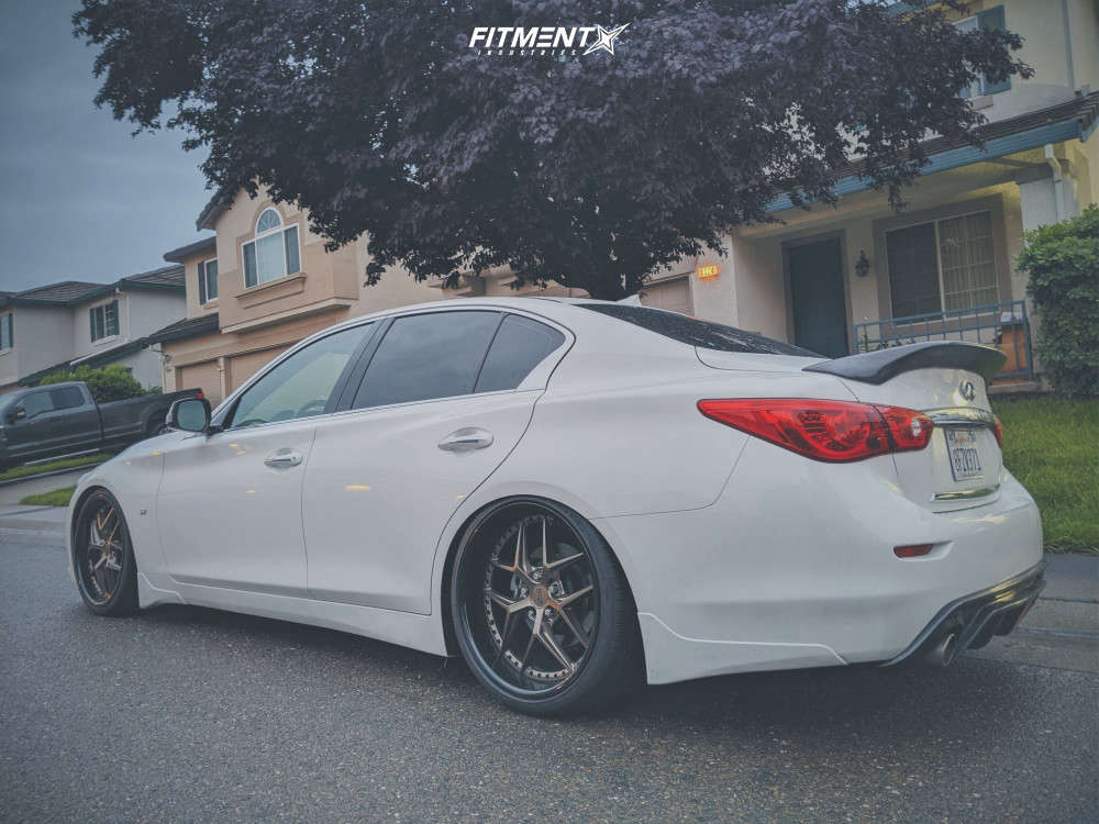 2015 INFINITI Q50 Sport with 20x9 Niche Vice and Hankook 225x30 on Air ...