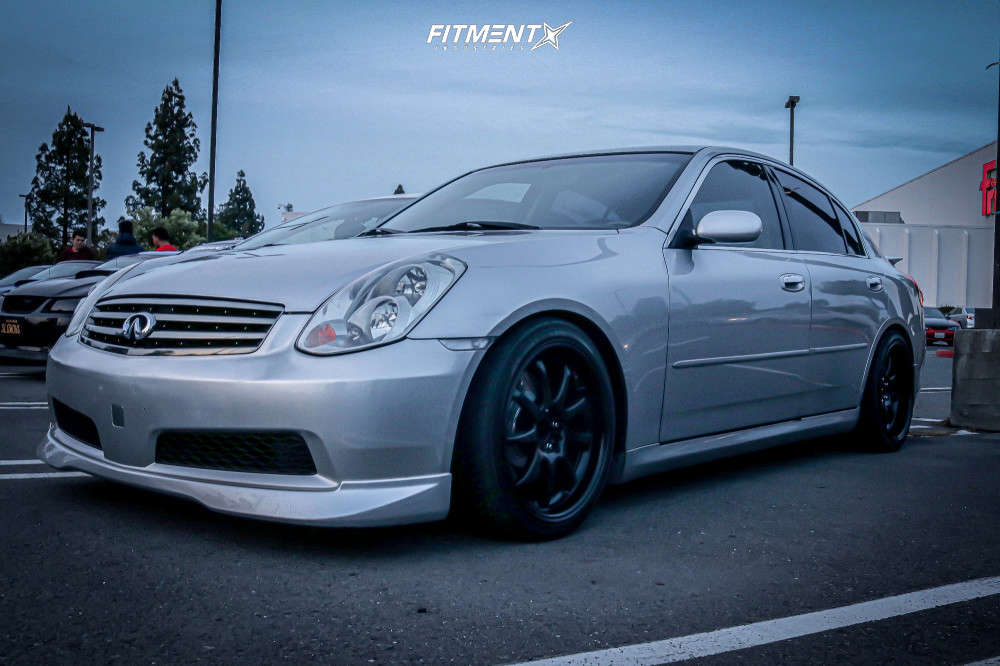 2005 INFINITI G35 Base with 18x9 Work Emotion Xd9 and Yokohama 225x40 ...