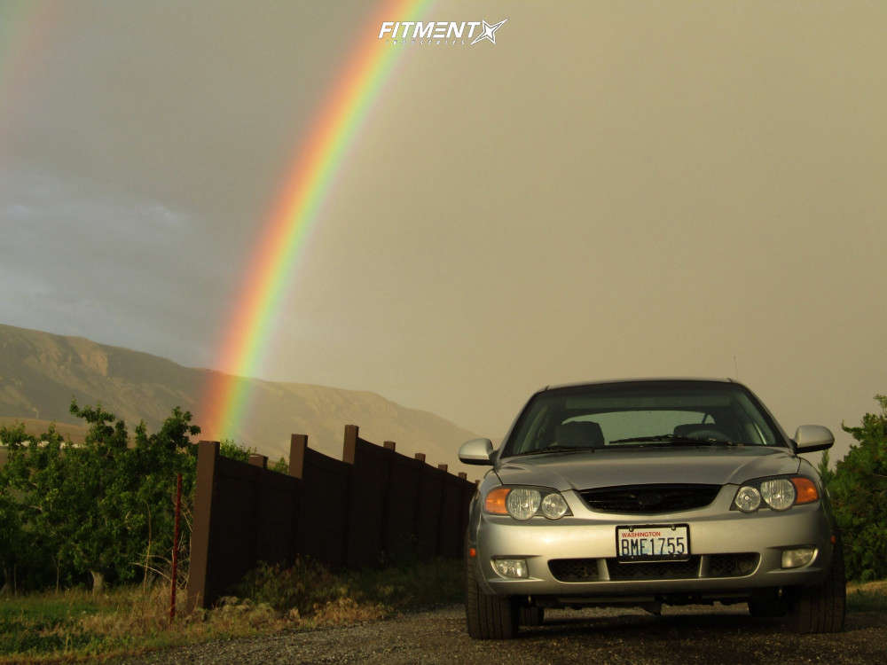 2002 Kia Spectra GSX with 15x8 F1R F03 and Toyo Tires 205x50 on Stock ...