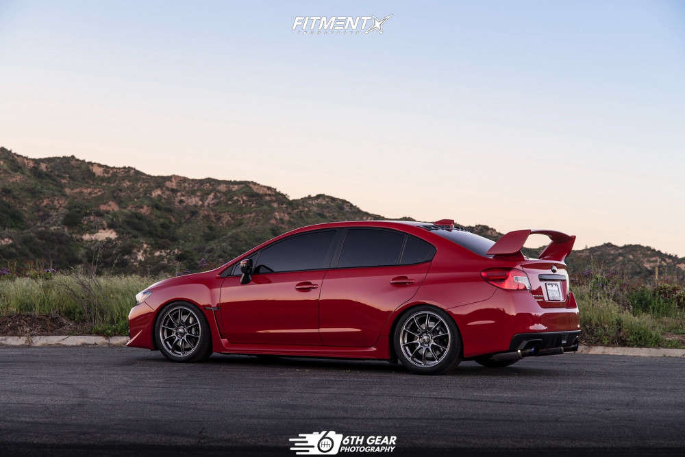 2017 Subaru WRX STI Base with 18x8.5 OZ Racing Hyper GT and Continental ...