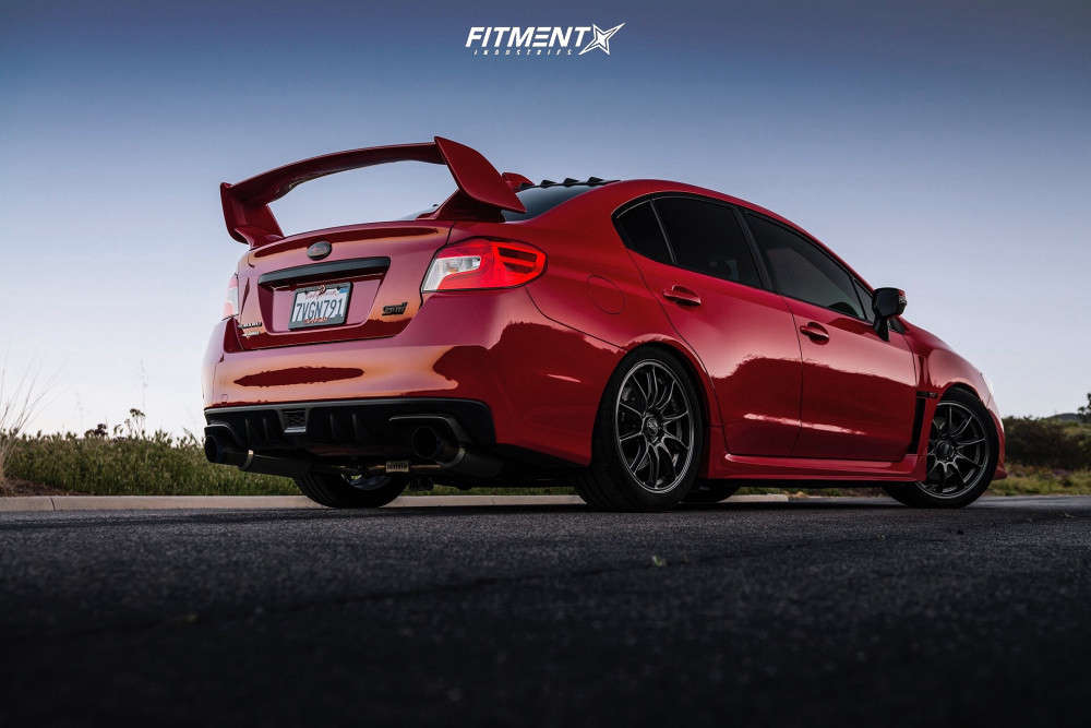 2017 Subaru WRX STI Base with 18x8.5 OZ Racing Hyper GT and Continental ...