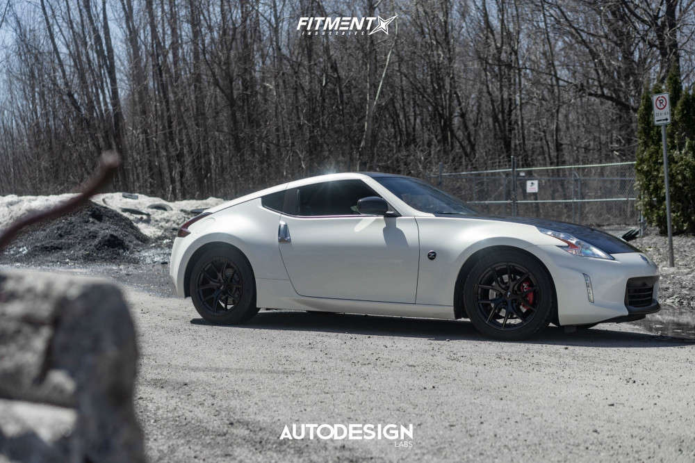 2017 Nissan 370Z Base with 18x9 Fast Wheels Fc04 and Yokohama 225x50 on ...