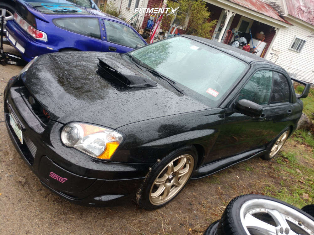 2004 Subaru WRX STI Base with 18x8 MB Wheels Revolt and Sentury 225x45 ...
