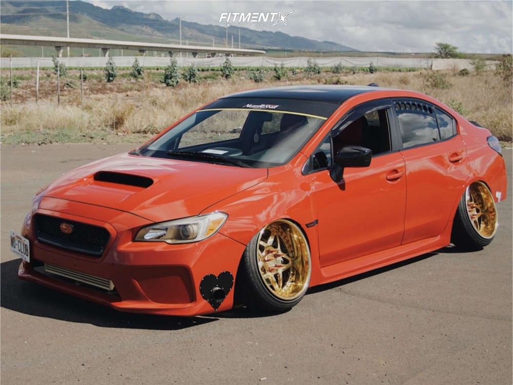 2015 Subaru WRX Base with 18x10 Avant Garde F232 and Achilles 215x40 on ...