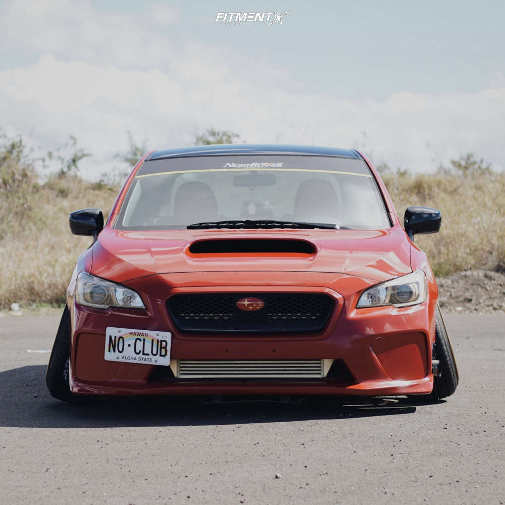 2015 Subaru WRX Base with 18x10 Avant Garde F232 and Achilles 215x40 on ...