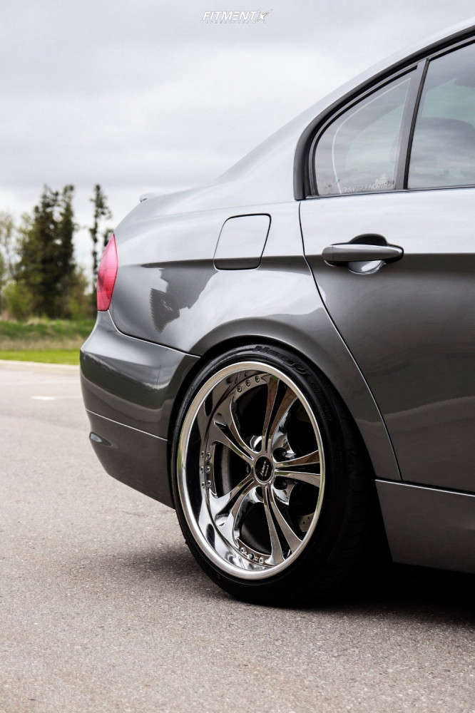 2010 BMW 323i Base with 18x8.5 Weds Cerberus Ii and Nitto 205x40 on ...