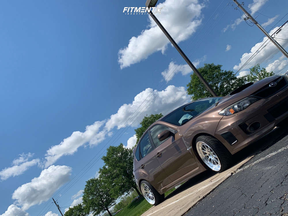 2011 Subaru Impreza WRX STI with 18x9.5 CCW D11L and Federal 225x35 on ...