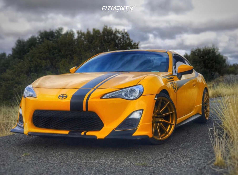 2015 Scion FR-S Base with 18x9.5 F1R F101 and Nankang 245x35 on ...