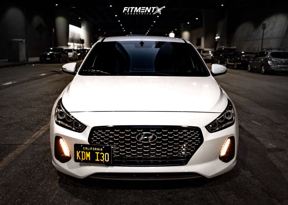 2018 Hyundai Elantra GT Sport with 18x8.5 F1R F27 and Hankook 225x40 on ...