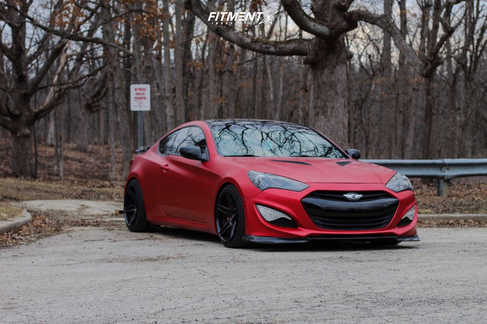 2013 Hyundai Genesis Coupe 2.0T with 18x9 Cosmis Racing S5r and Hankook ...