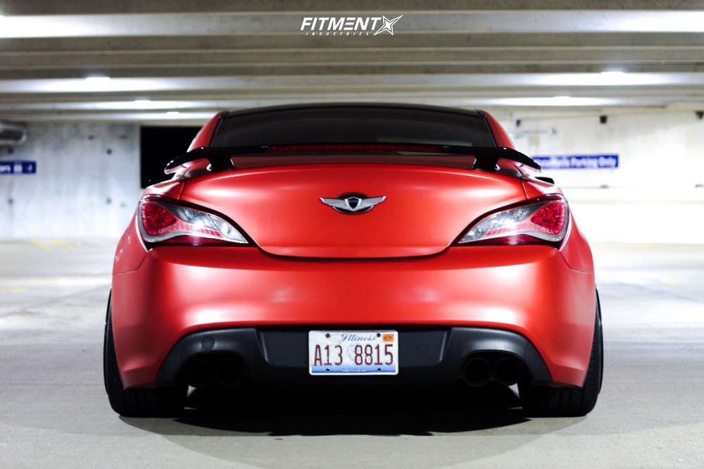 2013 Hyundai Genesis Coupe 2.0T with 18x9 Cosmis Racing S5r and Hankook ...