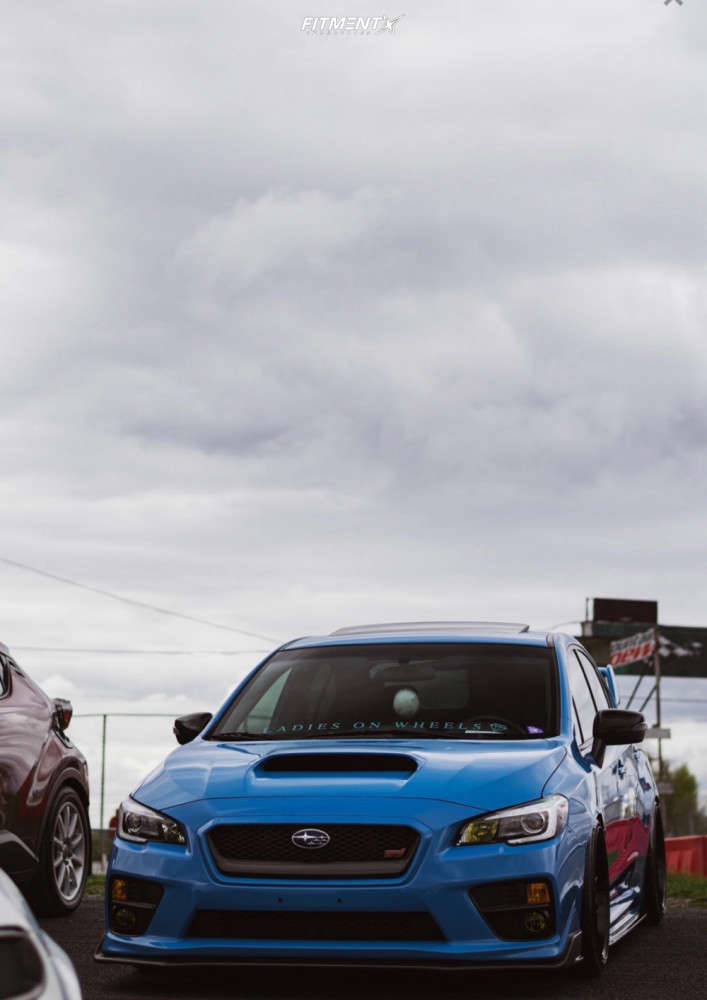 2016 Subaru WRX STI Series.HyperBlue with 18x9.5 Work Emotion D9r and ...