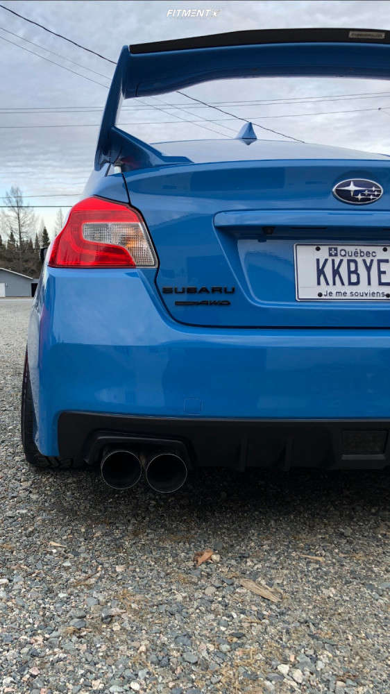 2016 Subaru WRX STI Series.HyperBlue with 18x9.5 Work Emotion D9r and ...