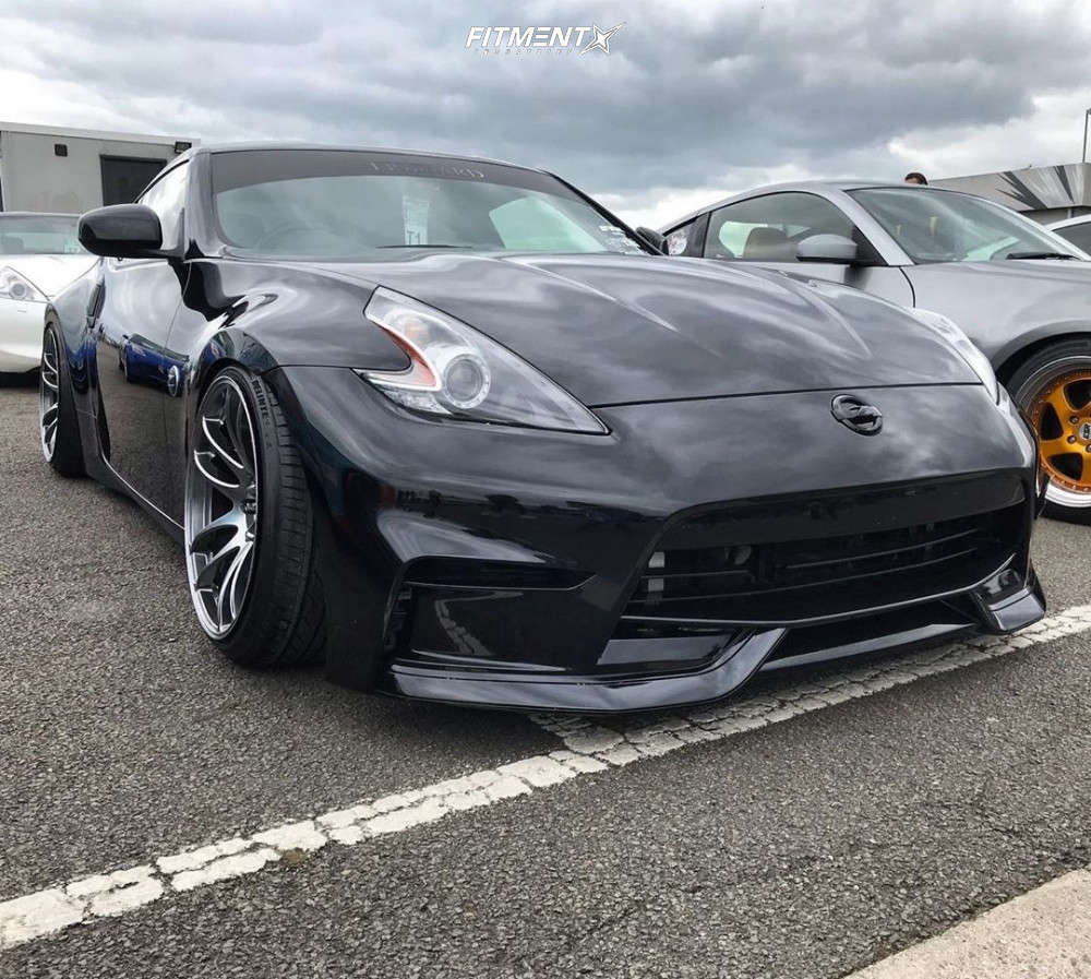 2012 Nissan 370Z Touring with 19x10.5 Work Emotion Cr Kiwami and ...