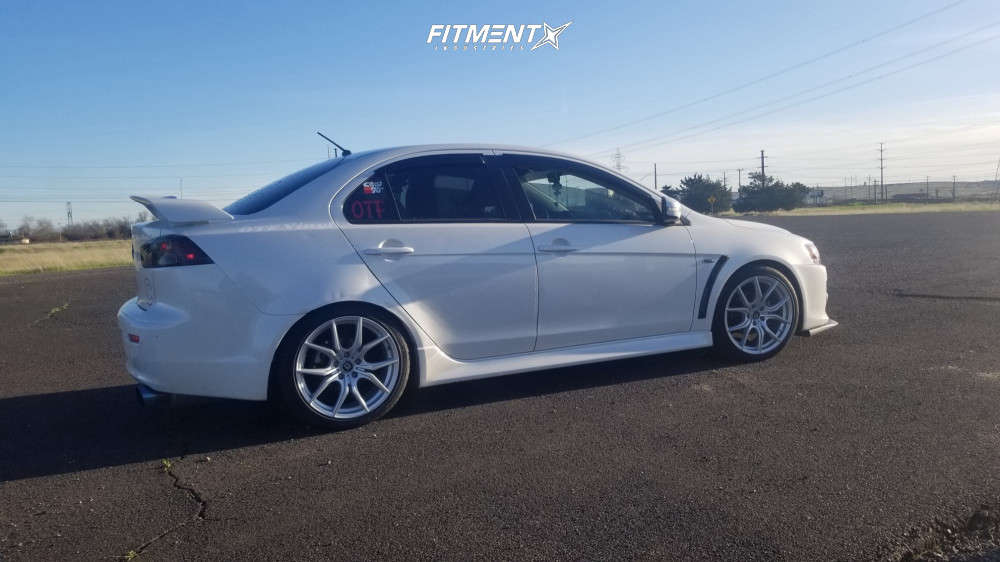 2016 Mitsubishi Lancer ES with 18x8.5 Drag Dr67 and Sentury 225x35 on ...