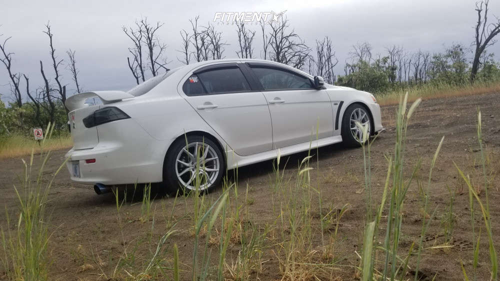 2016 Mitsubishi Lancer ES with 18x8.5 Drag Dr67 and Sentury 225x35 on ...